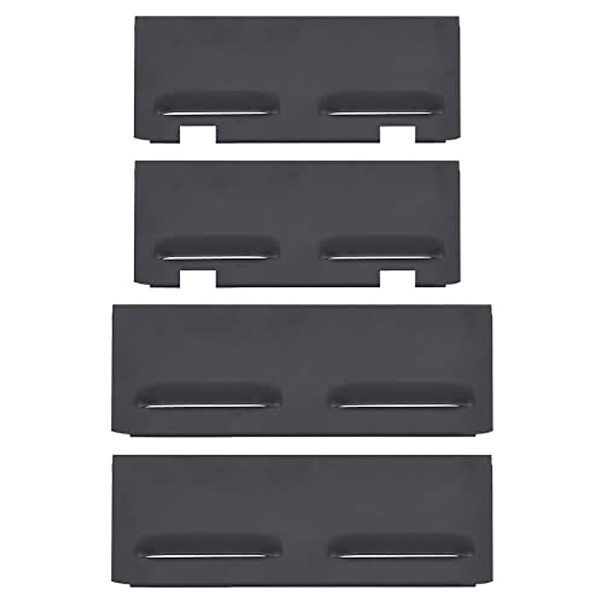 GasSaf 5022 Wind Guards for Blackstone 22" Griddle and Other Griddle, Set of 4 PCS Black Durable Windproof Wind Screen for Outdoor Cooking