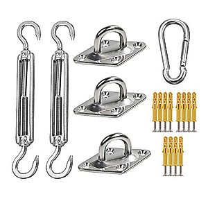 Firlar Triangle Sun Shade Sail Waterproof Triangle Canopy for Patio UV Block for Outdoor Patio Garden Backyard Facility and Activities Patio Carport Awning, 6.5'x6.5'x6.5'