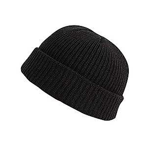 Black Winter Hats for Women Fleece Lined Beanie Knit Chunky Womens Snow Cap Fall Hat Baseball Cap Women Balaclava Face Mask Men Fitted Hats for Men