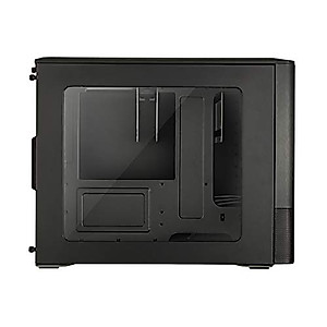 Fractal Design Node 804 - Black - Cube Compact Computer Case - mATX - High Airflow - Modular Interior - 3X Fractal Design Silent R2 120mm Fans Included - USB 3.0 -Window Side Panel