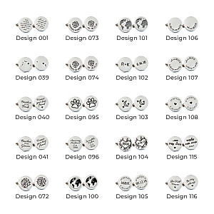 Mini Wim Custom Engraved Stainless Wedding Cuff Links, Free Engraving, Personalized Cufflinks for Groom, Jewelry Gift for Men, Father of the Bride Gift from Bride