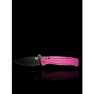 Hot Pink, Diamond, Billet Aluminum, Full Size Bugout, Scales, Gift for dad, Everyday Carry Knife Scales