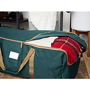 Covermates Keepsakes - Storage Duffel Bag - Heavy Duty Polyester - Reinforced Handles - Closet Storage-Green