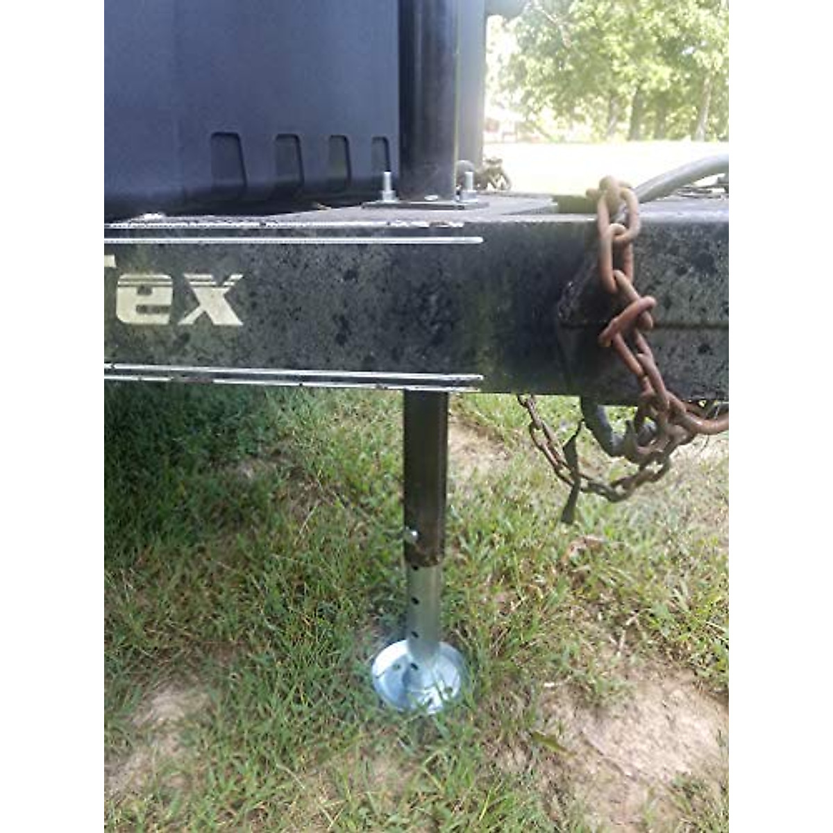 Red Hound Auto Jack Stand Drop Leg for 2 Inch Inner Diameter Jacks Foot Pad Insert Camper Trailer Extra Height - Read Full Description to Ensure Fitment