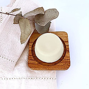 Ruh Natural Conditioner Bar for All Hair Types, Handmade Sulfate Free Conditioner Bars with Cocoa Butter and Jojoba, Vegan and Zero-Waste Eco-Friendly