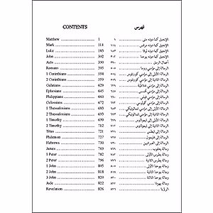 NAV, NIV, Arabic/English Bilingual New Testament, Leather-Look, Green (Arabic Edition)