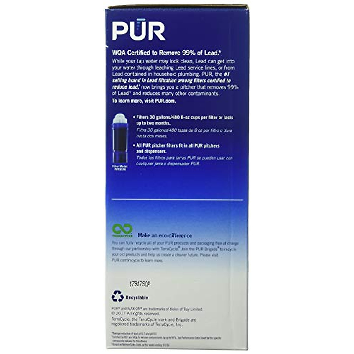 PUR MAXION Replacement Pitcher Filter - 4 PACK