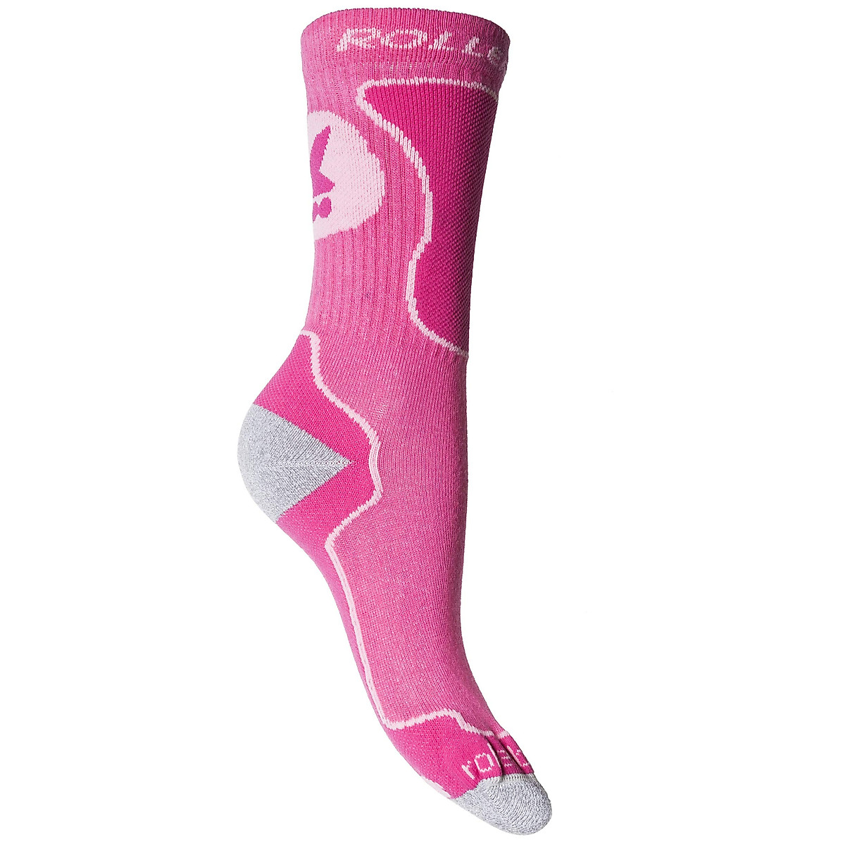 Rollerblade Boys Modern Performance Kids Socks, Inline Skating, Multi Sport, Fuschia and Pink, Fuchsia/Pink, Small US