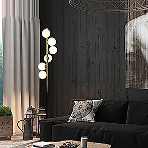 N/A LED Living Room Standing Lamp Bedside Lights Home Deco Lighting Glass Ball Fixtures Nordic Bedroom Floor Lamps