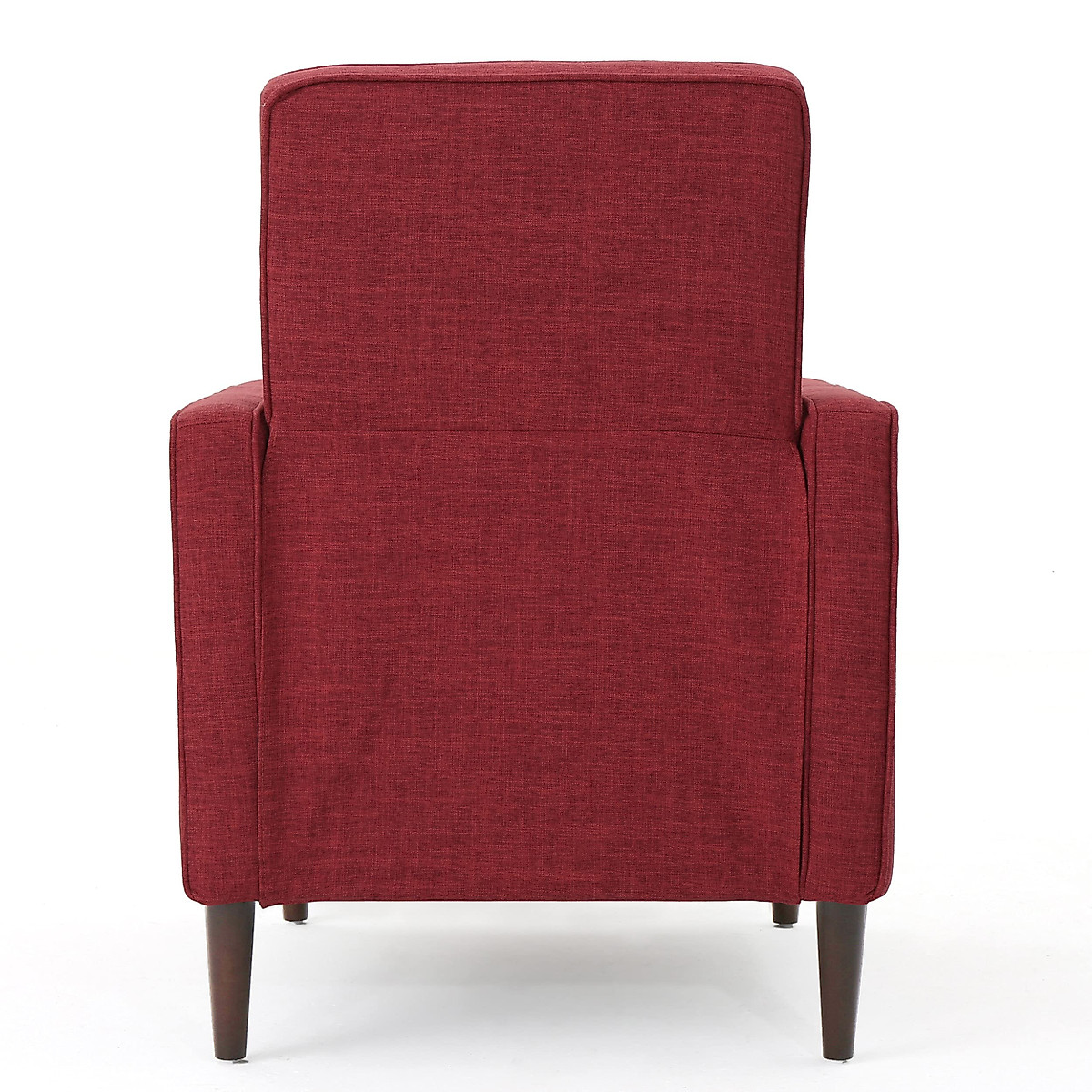Christopher Knight Home GDFStudio Mason Mid-Century Modern Tuft Back Recliner (Qty of 1, Fabric/Red).