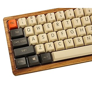 YMDK Carbon Top Print 87 104 60 Keycaps Thick PBT OEM Profile Keycap for MX Mechanical Keyboard (Only Keycap) (61)