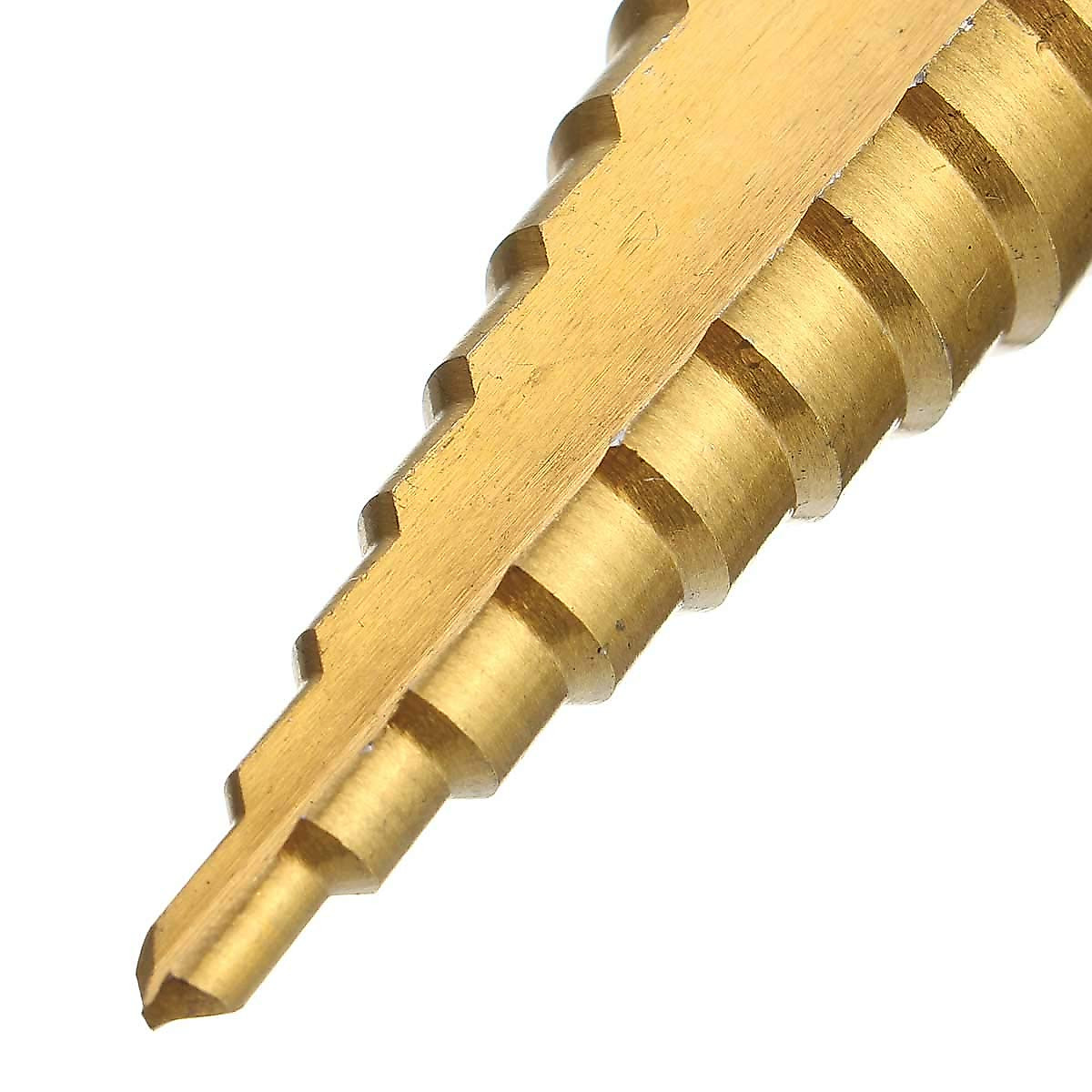 4-12mm 4-20mm 4-32mm HSS Step Drill Bit High Speed Steel Pagoda Drill Bit Hole Cutter (4-32mm)