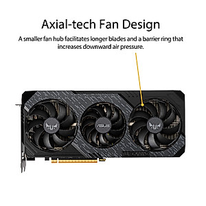 ASUS TUF Gaming 3 AMD Radeon RX 5700XT OC Edition Gaming Graphics Card (PCIe 4.0, 8GB, GDDR6, HDMI, DisplayPort, Axial-tech Fan Design, 2.7-Slot Design, Auto-Extreme) (TUF-3-RX5700XT-O8G-EVO-GAMING)