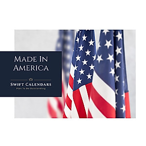 32" x 48" SwiftGlimpse 2023 Wall Calendar Erasable Large XL Wet & Dry Erase Laminated 12 Month Annual Yearly Wall Planner, Reversible, Navy