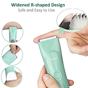 Baby Hair Clippers - Ultra Quiet Electric Hair Trimmer, Cordless Rechargeable Waterproof Haircut Kit for Kids Infants & Adult.