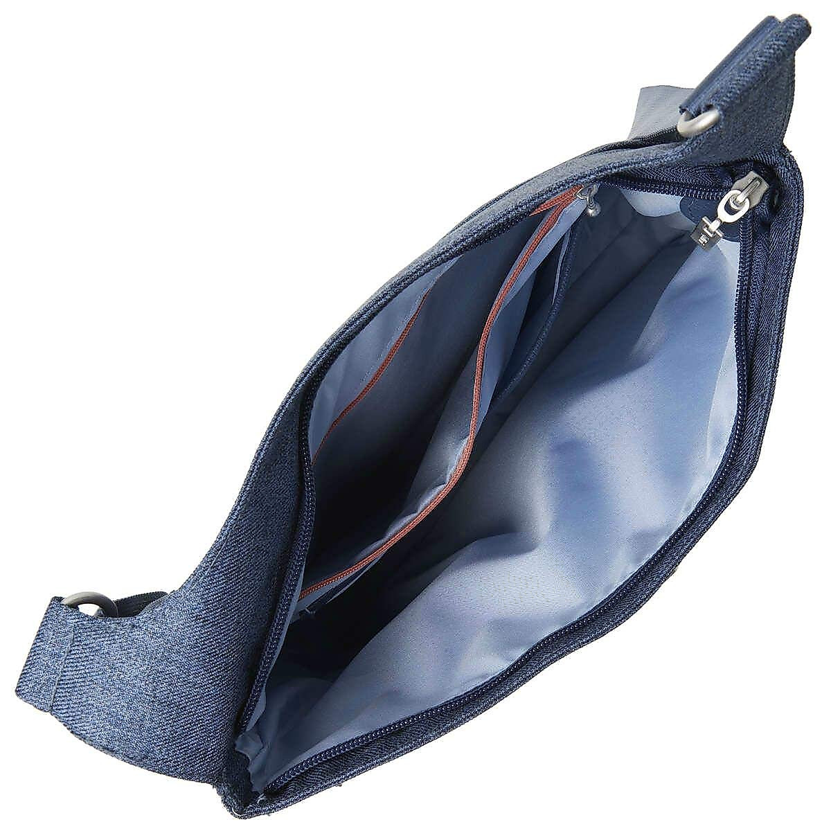 Baggallini Womens New Classic Zip With Rfid Phone Wristlet On Track Crossbody, Stone, One Size US