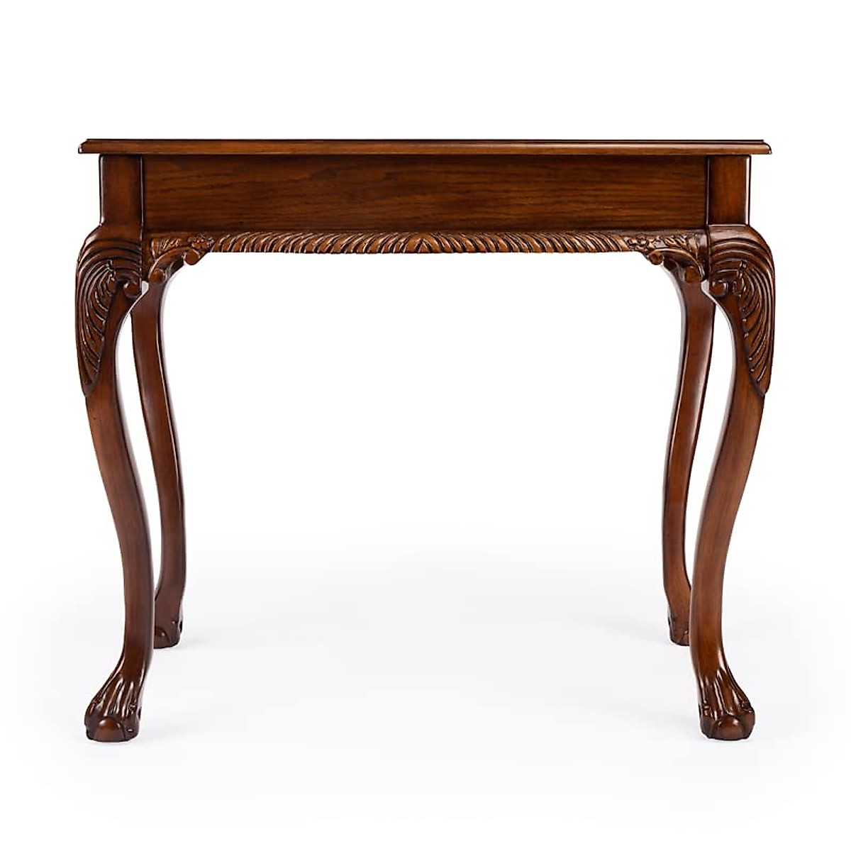 BOWERY HILL Wood Traditional Writing Desk in Vintage Oak Finish