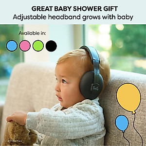 Friday 7Care Baby Headphones - Baby Ear Protection | Baby Noise Cancelling Headphones for Ages 0-24 Months, Black