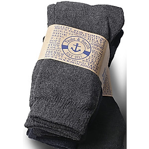 Yacht & Smith 48 Pairs of Mens and Womens Thermal Winter Socks, Warm Cold Resistant Bulk Pack