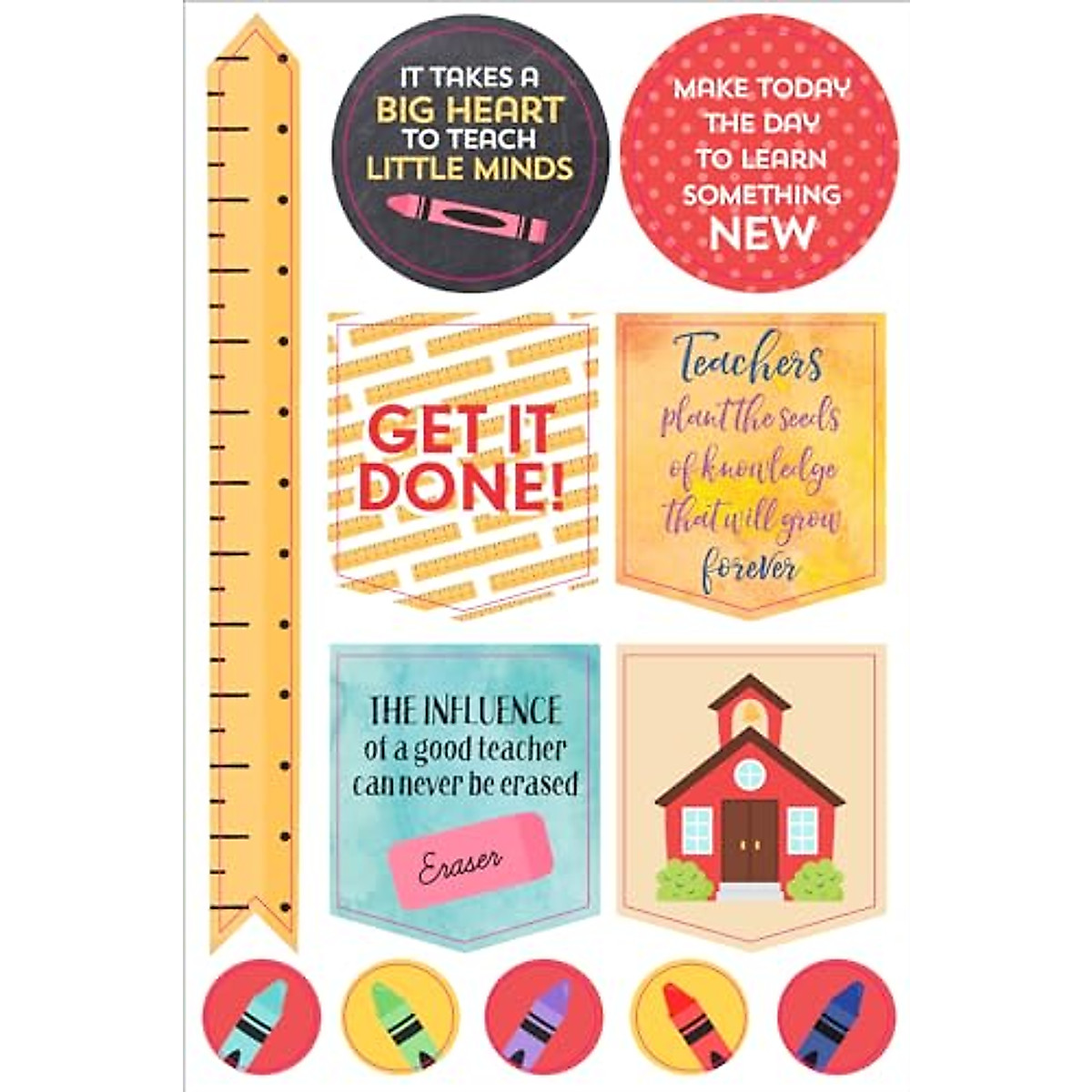 Essentials Teacher Planner Stickers (Set of 400 Stickers)