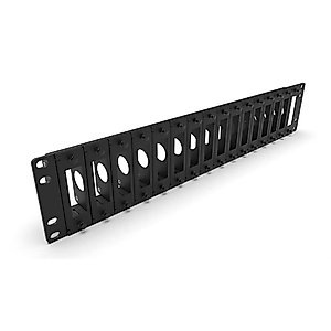 MyElectronics Raspberry Pi Rack Mount 19 inch 2U to Mount 16 Units All Models B (1-4) - Front Removable(6781)