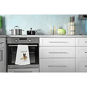 German Shepherd Kitchen Towel - Soft Highly Absorbent - German Shepherd Gifts - Dish Towels for Washing Dishes - Tea Towels - Reusable - Quick Drying - 100% Natural Cotton - Towels For Pet Lovers