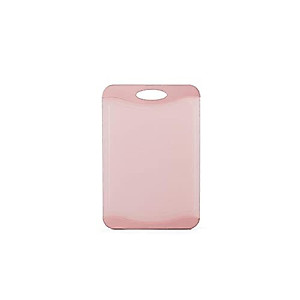 WHLONG Chopping Board-Plastic Chopping Board- for Kitchen with Juice Grooves， Non-Porous Easy to Grip Cutting Boards ( Color : Pink )