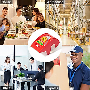 Packing Tape with Dispenser Clear Noiseless Packaging Tape for Shipping Moving Strong Sealing Adhesive Industrial Depot Tapes for Storage 1.96 inch x 33 Yards 1” Core 3 Pack