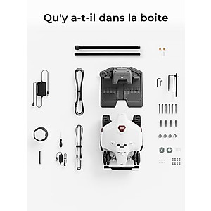 MAMMOTION LUBA AWD Robotic Lawn Mower for 1.25 Acre Lawn, APP Control with Virtual Boundaries, All-Wheel Drive, Multi-Zone Management