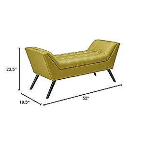 Christopher Knight Home Demi Fabric Bench, Green