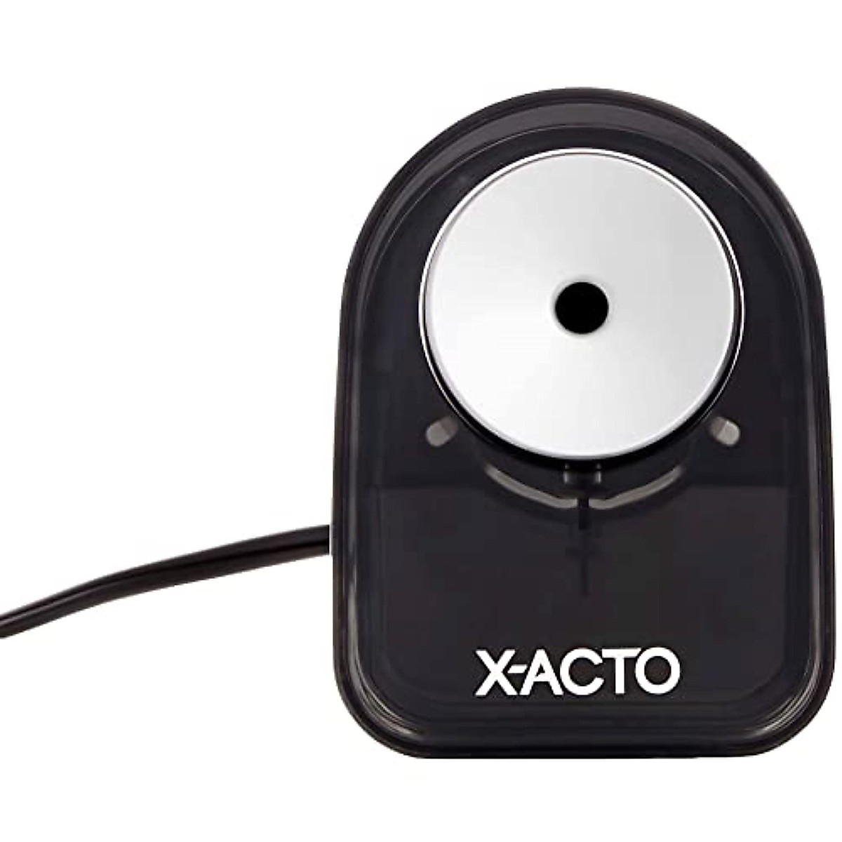 X-ACTO Pencil Sharpener, XLR Electric Pencil Sharpener, Colored Pencil Sharpener for Artists, Powerful, Compact Small Pencil Sharpener, Black, 1 Count
