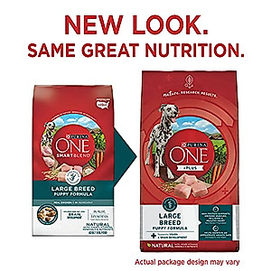 Purina ONE Plus Large Breed Puppy Food Dry Formula - 16.5 lb. Bag