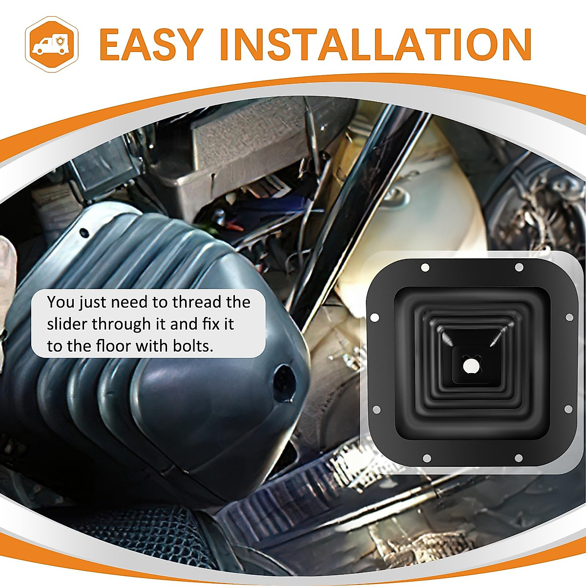 Camoo 924-5405 Automatic/Manual Transmission Shift Boot Compatible with Select Kenworth Models OEM Replacement Part Number K042-79.