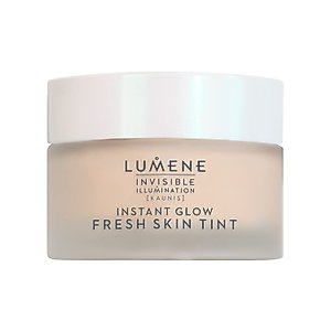 Lumene Invisible Illumination [Kaunis] Instant Glow Skin Tint - Buildable Skin Tint Foundation with a Natural, Radiant Finish - Hydrates + Brightens Dull, Dry Skin - Universal Medium (30ml)