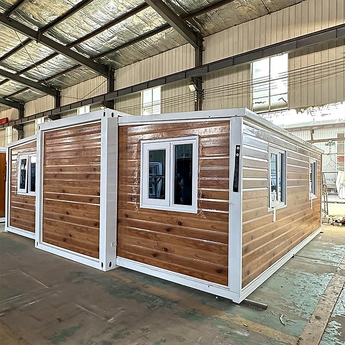 Refabricated 20ft Office Container Expandable Folding House Foldable Modular Home- Efficient Space Utilization,Prefabricated Container House with Long-Term Durability