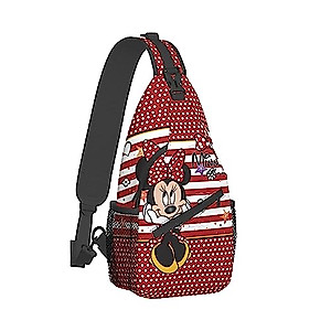 Ouhlcsp Adult Unisex Cross chest bag Crossbody Sling Backpack Travel Hiking Daypack for Women Men diagonally Shoulder Bag Gifts - anime 26