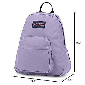 JanSport Half Pint Mini Backpack - Ideal Day Bag for Travel, Pastel Lilac