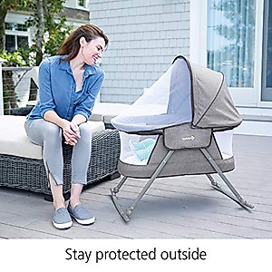 Safety 1st Nap and Go Rocking Bassinet, Star Gazer