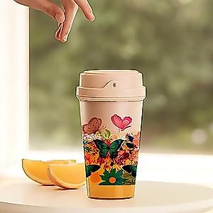 UV DTF Cup Wrap, 10 Sheets Flower Butterfly Bee Coffee Cup Rub on Transfers for Glass Cups, UV DTF Cup Wrap Transfer Stickers Decals Waterproof Rub on Transfers for Glass Cups Crafts Vintage