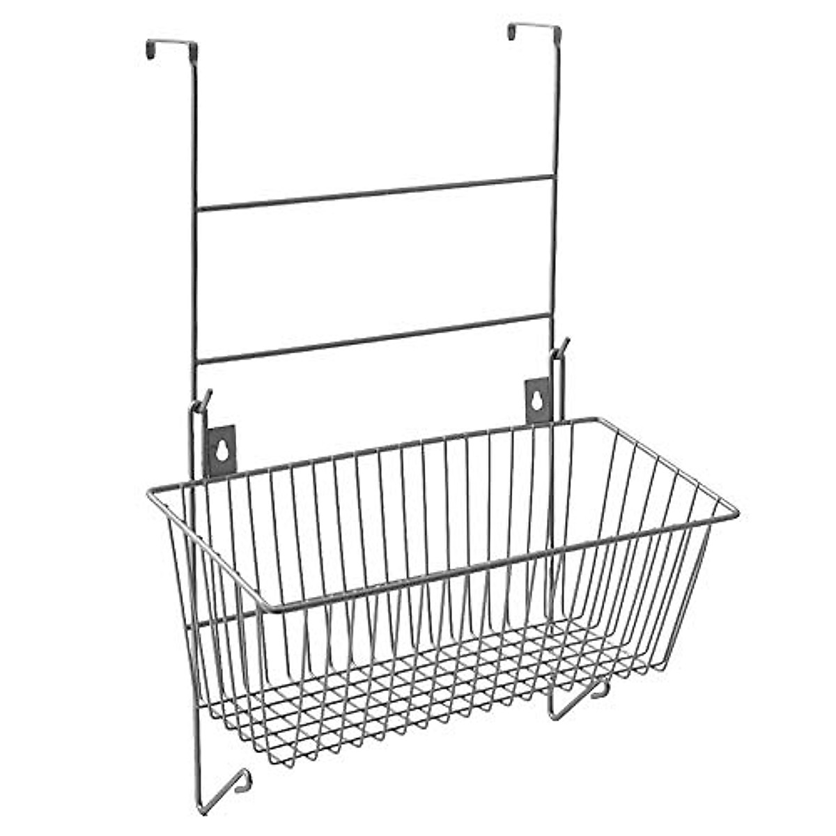 EZOWare 3 Tier Over the Door Rack / Wall Mount Storage Organizer Baskets, Hanging Shelves Set for Kitchen Bathroom Closet
