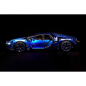 LED Lighting Kit for Lego Bugatti Chiron - 42083 (Lego Set NOT Included)