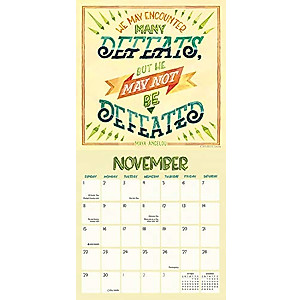 She Persisted 2020 Calendar: Quotes to Motivate and Inspire