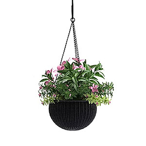 4 PCS Garden Hooks Hanger Tree Branch S Shaped Hook Heavy Duty Black Metal S Hooks for Hanging Plants Bird Feeders Baskets Lanterns and Ornaments (12 INCH)