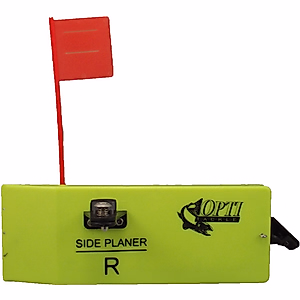 Opti-2 Tackle 492 Large Planer Board w/Spring Flag System Left