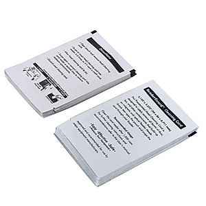 GUTANWU CR80 Cleaning Cards, Dual Side Card Reader Cleaner, POS Swipe Terminal Cleaning Cards (10pcs)