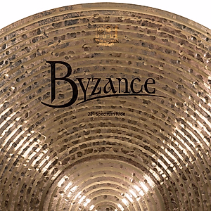 Meinl Cymbals Byzance 22" Dark Spectrum Ride, Rodney Holmes Signature — Made in Turkey — Hand Hammered B20 Bronze, 2-Year Warranty, B22SR