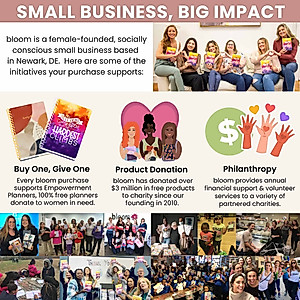 bloom daily planners 2023-2024 Academic Year Day Planner (July 2023 - July 2024) - 5.5” x 8.25” - Weekly/Monthly Agenda Organizer Book with Stickers & Bookmark - Writefully His