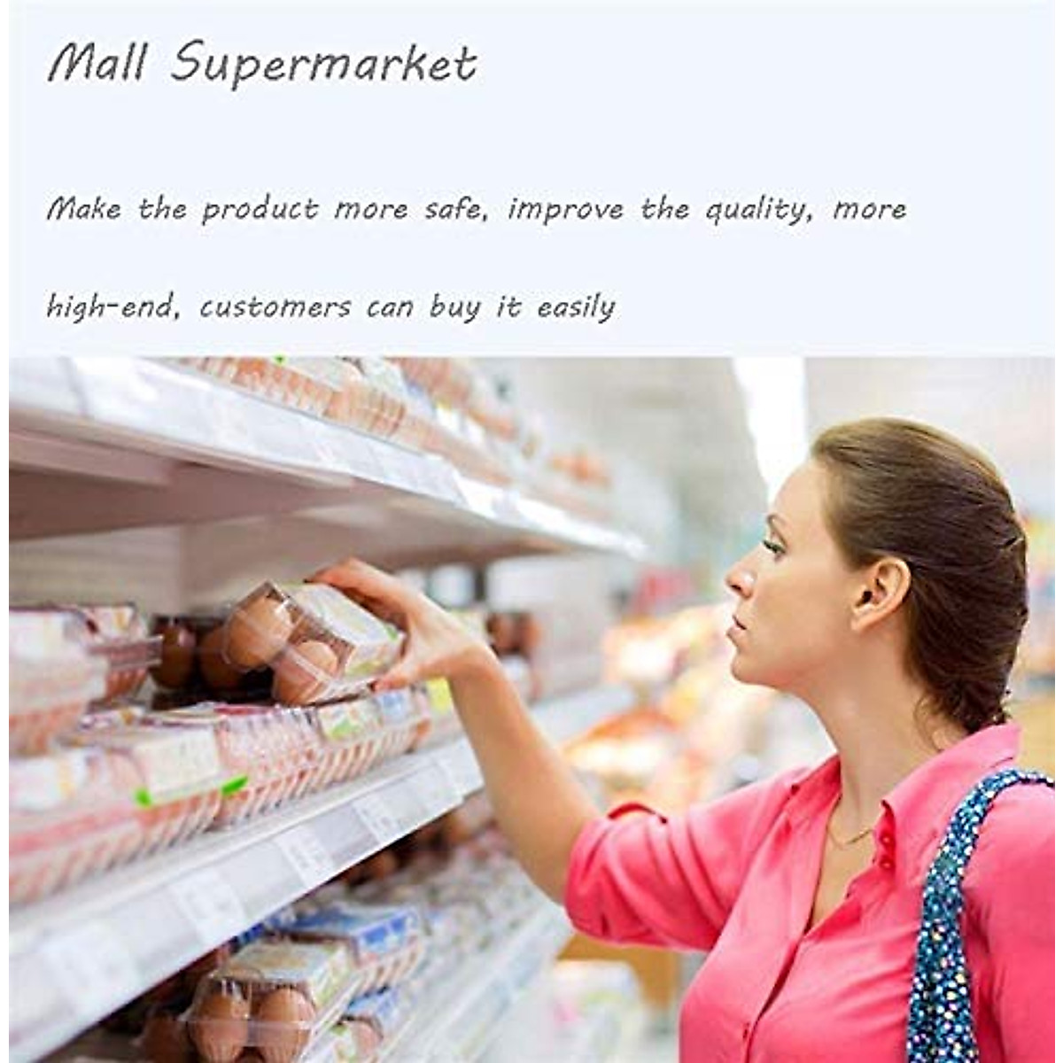 Clear Plastic Egg Cartons - Count Egg Holder, Reusable Fresh Egg Container for Storing Eggs for Kitchen/Groceries/Market/Farm/Farmers (35 Pack) LIZHE…