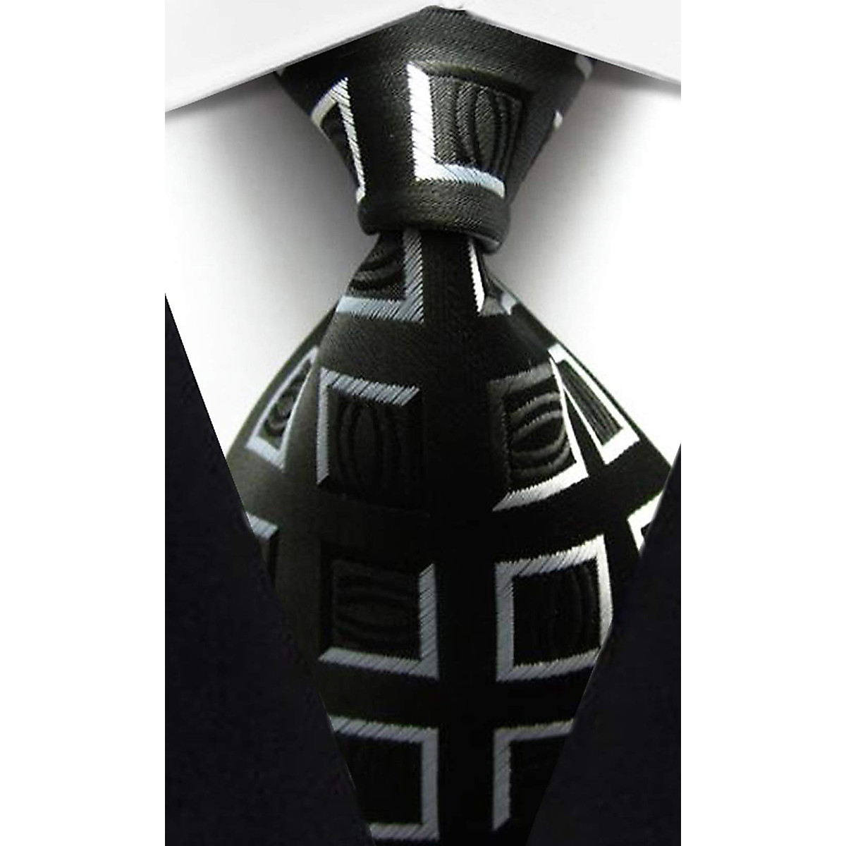 veegood Men's Classic Neck Ties for Men 10 Pack Classy Men's Tie Woven Jacquard Ties Party Suit B10VG01