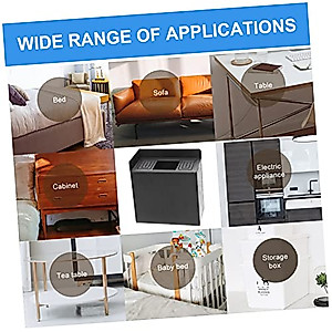 Homoyoyo 4pcs Heightening Pads Chair Foot Pads Vintage Bed Frame Metal Bed Frame Couch Feet White Bed Desk Risers for Desk Legs Bed Risers 4 Inch Couch Lifters for a Sofa Bed Frame Risers